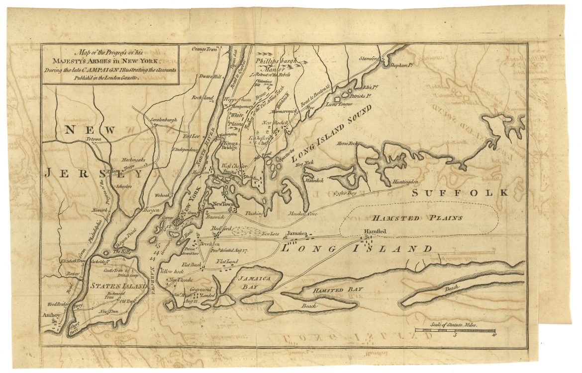 1776 Map of the British Armies in NY - Journal of the American Revolution