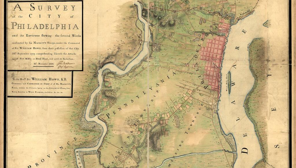 Fortifying Philadelphia: A Chain of Redoubts and Floating Bridges ...