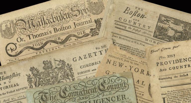 Top 10 Revolutionary War Newspapers - Journal of the American Revolution