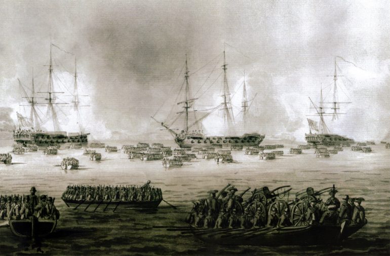 Invading America: The Flatboats that Landed Thousands of British Troops ...