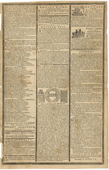 The Tombstone Edition: Pennsylvania Journal, October 31, 1765 - Journal ...
