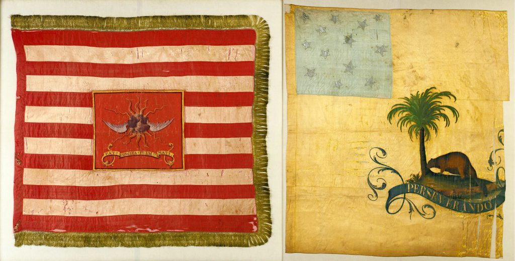"Four Battleflags of the Revolution: Captured by Lt.-Col. Banastre ...