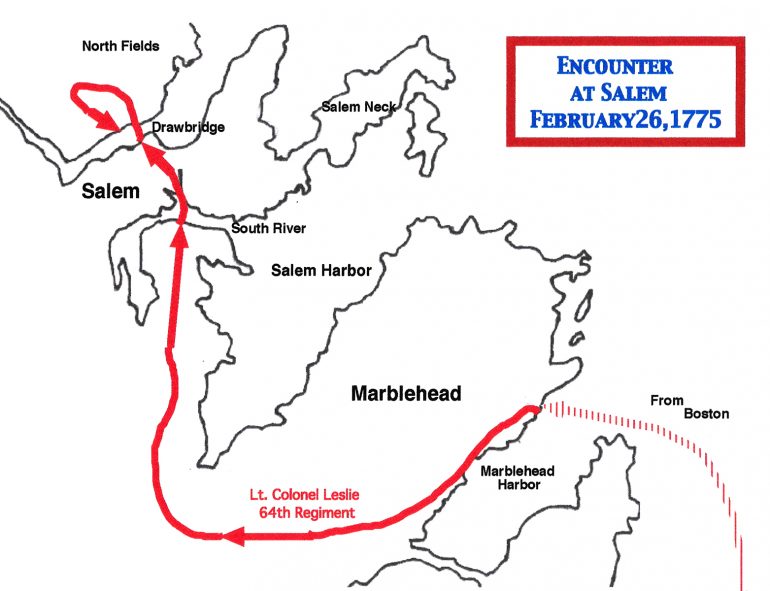 "The Americans Have Hoisted Their Standard of Liberty at Salem ...