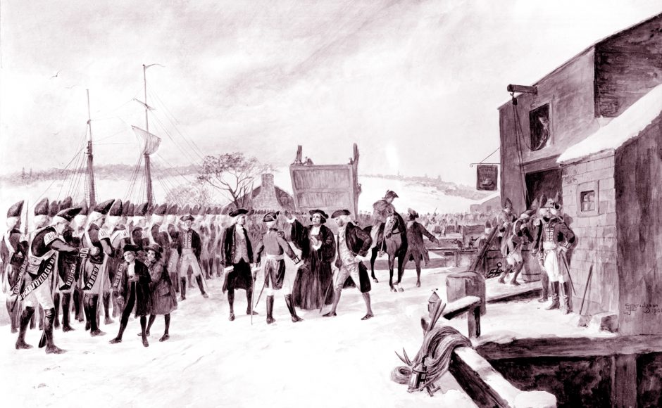 "The Americans Have Hoisted Their Standard of Liberty at Salem ...