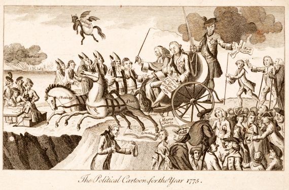 Political Cartoon for the Year 1775 - Journal of the American Revolution