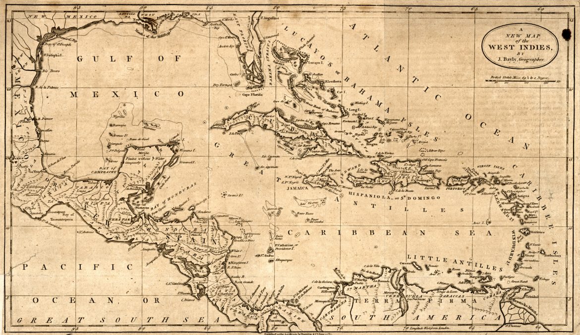 MAP West Indies 1782 - Journal of the American Revolution