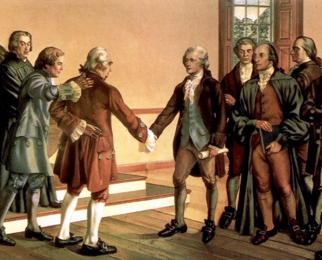 Detail-New York ratifies the Constitution, July 1987 postal card ...