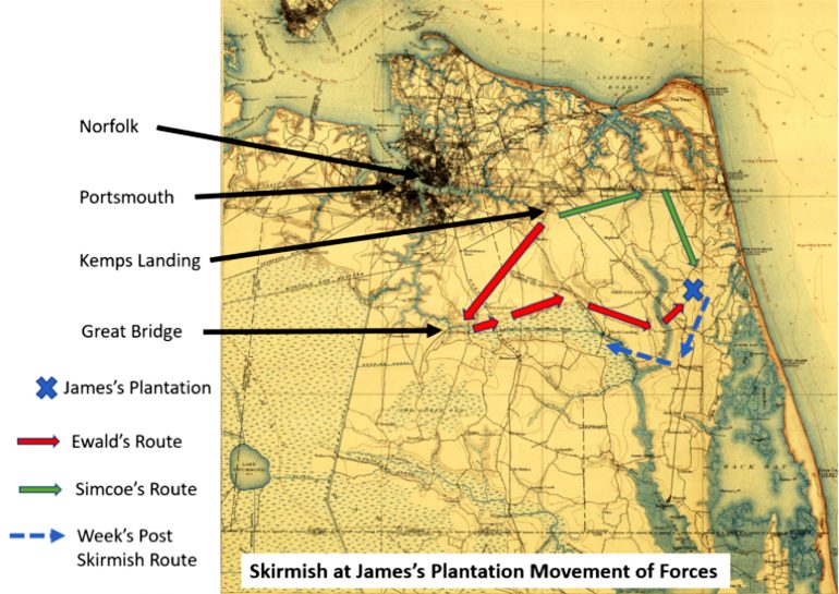 Skirmish at James's Plantation: Victory and Defeat for Benedict Arnold ...