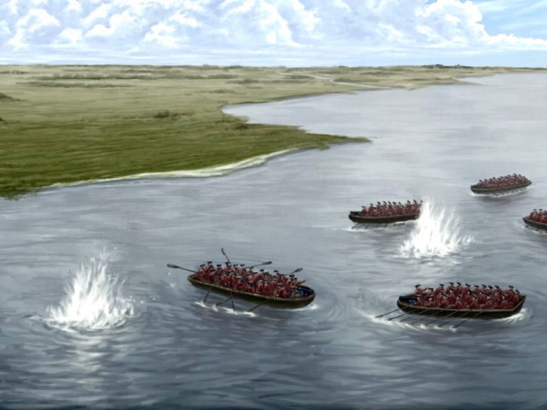 Flatboats Under Fire - Journal of the American Revolution