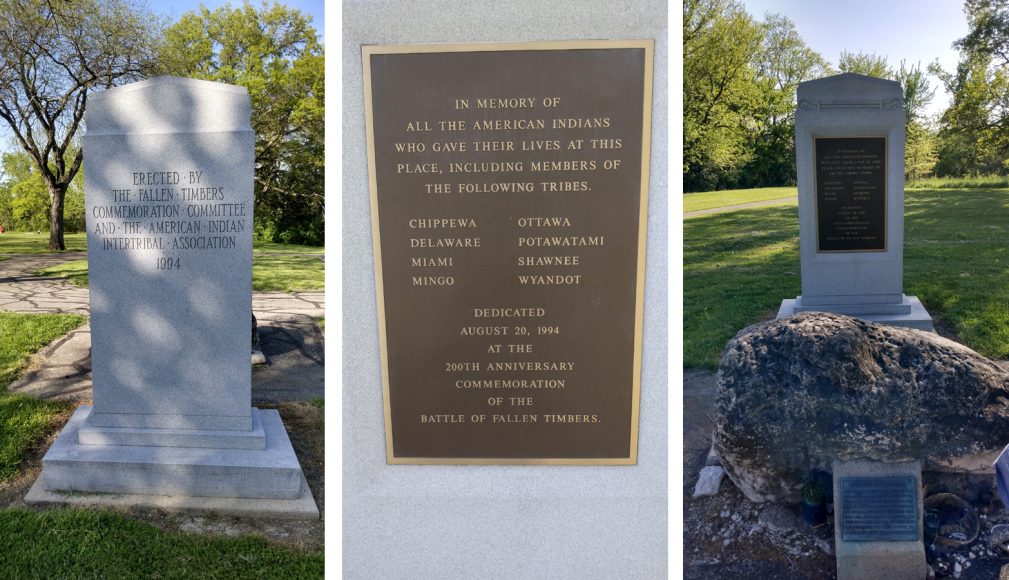 A Visit to the Battle of Fallen Timbers Monument - Journal of the ...