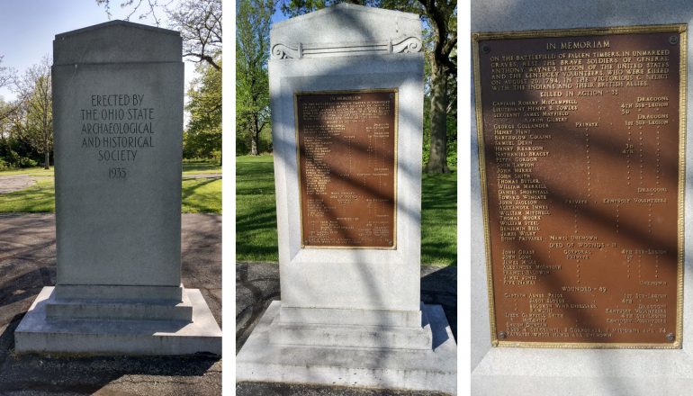 A Visit to the Battle of Fallen Timbers Monument - Journal of the ...